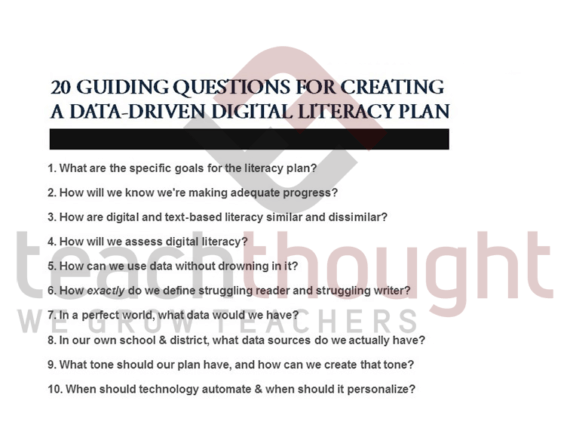 20 Guiding Questions To Develop A Digital Literacy Plan – TeachThought