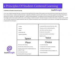 4 Principles Of Student-Centered Learning | TeachThought