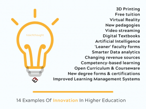 14 Examples Of Innovation In Higher Education – Comometal