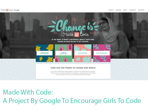 Made With Code: A Project By Google To Encourage Girls To Code ...