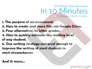 Become A Better Teacher: 20 Things You Can Learn In 10 Minutes