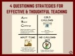 4 Questioning Strategies For Effective & Thoughtful Teaching | TeachThought