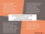 15 Questions To Ask About Tech Integration In Your Classroom | TeachThought