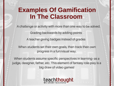 12 Examples Of Gamification In The Classroom | TeachThought
