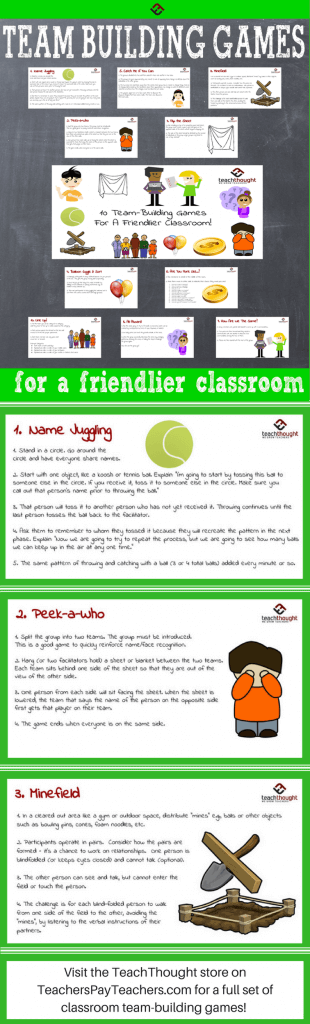 Making Friends: 10 Team-Building Games For Students | TeachThought