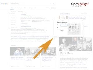 How To Google Search By Date | TeachThought