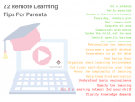 22 Remote Learning Tips For Parents Helping At Home – TeachThought