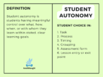 The Importance Of Student Autonomy | TeachThought